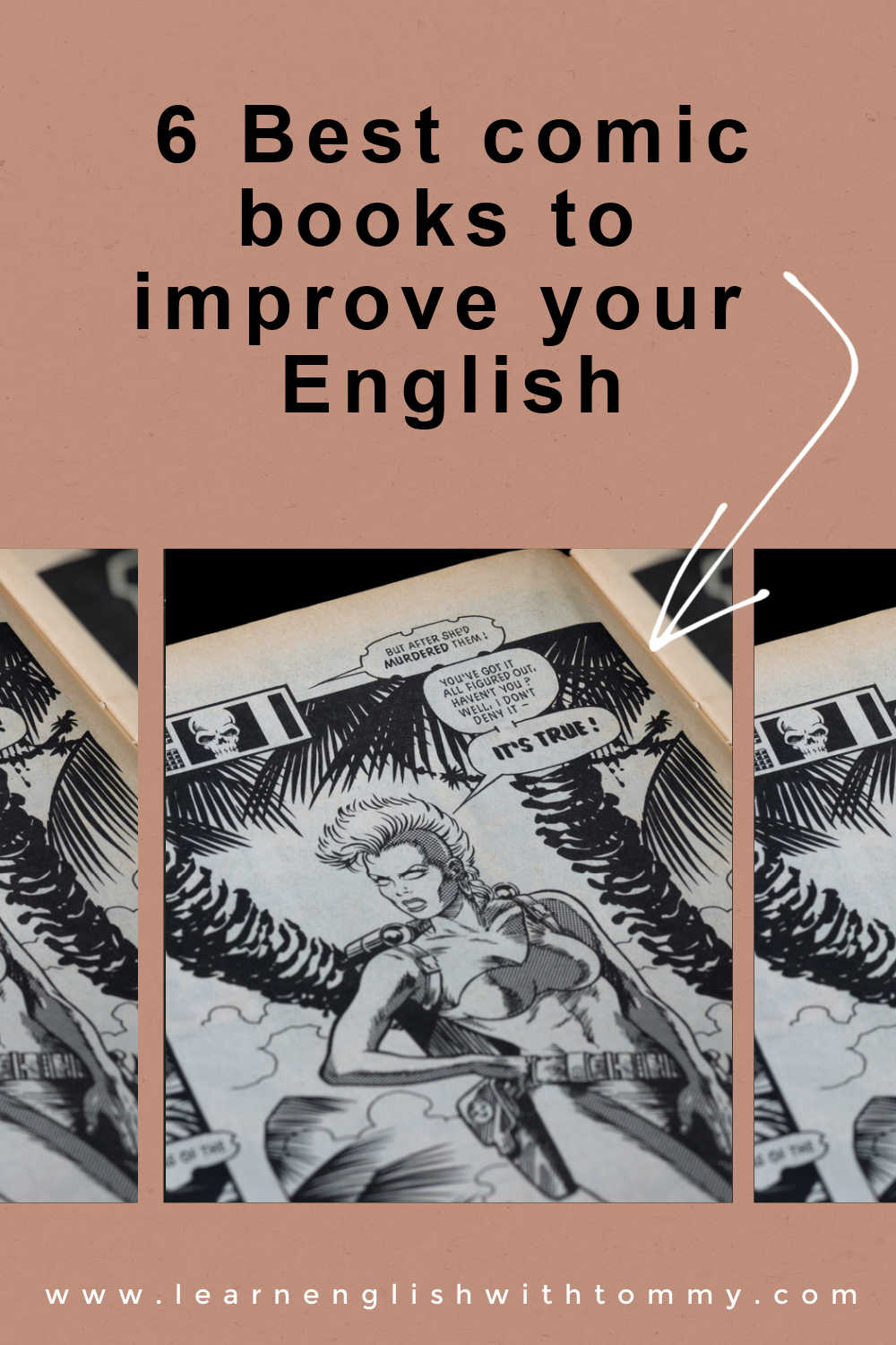 6 Best comic books to improve your English - Learn English with Tommy
